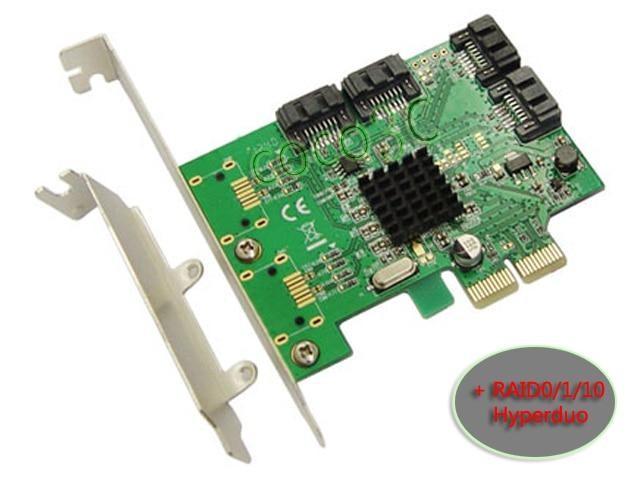 „Marvell“ 4 rinkinių prievadai SATA 6Gbps „PCI Express“ valdiklio kortelė iš PCI-e į SATA 3.0 ...